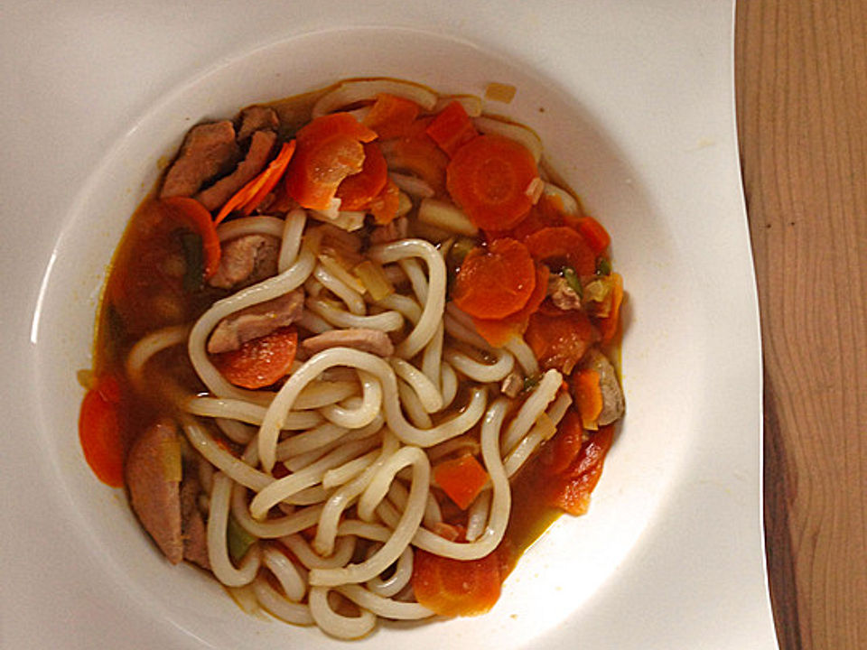 Curry-Udon Suppe von Akino-chan| Chefkoch