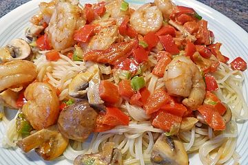 Spaghetti mit Scampi von Cookie-Diva| Chefkoch