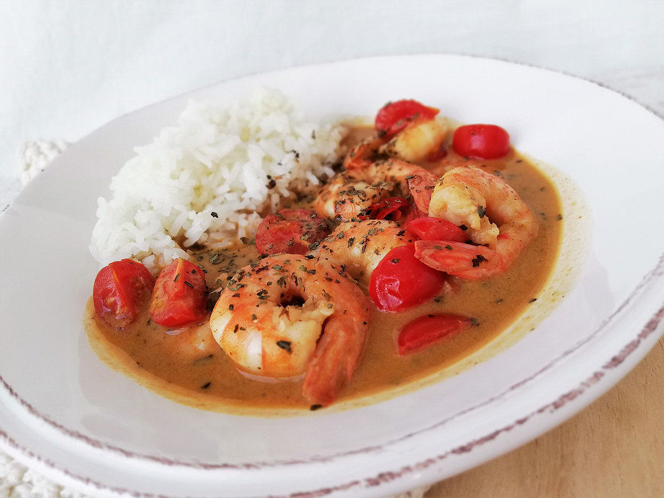 Indisches Curry mit Garnelen Kaeng Karee Kung von Sharkylienchen| Chefkoch