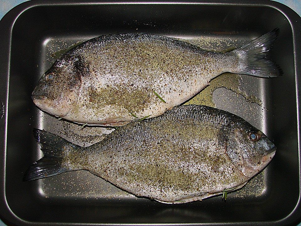 Goldbrasse im Ofen von Fantasma| Chefkoch