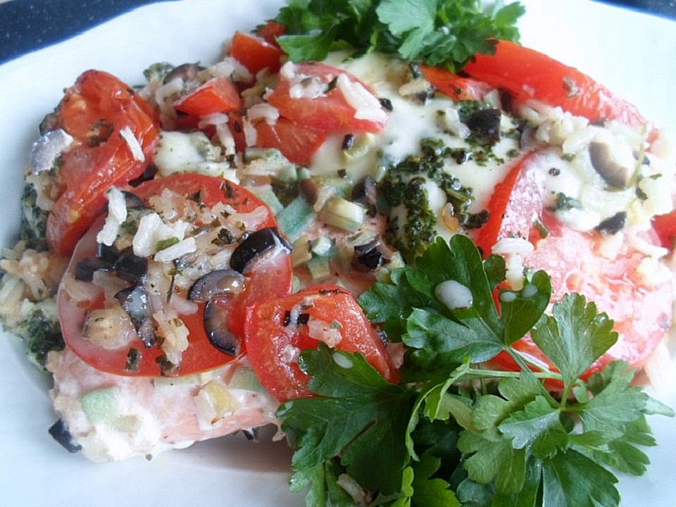 Lachsfilet mediterran von bambi2501| Chefkoch