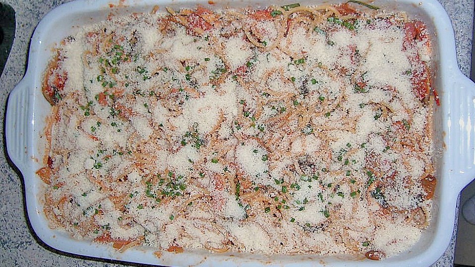 Spaghetti - überbacken von ulkig