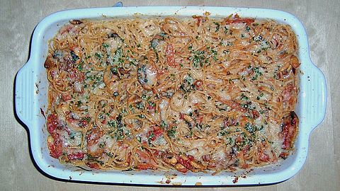Spaghetti - überbacken von ulkig