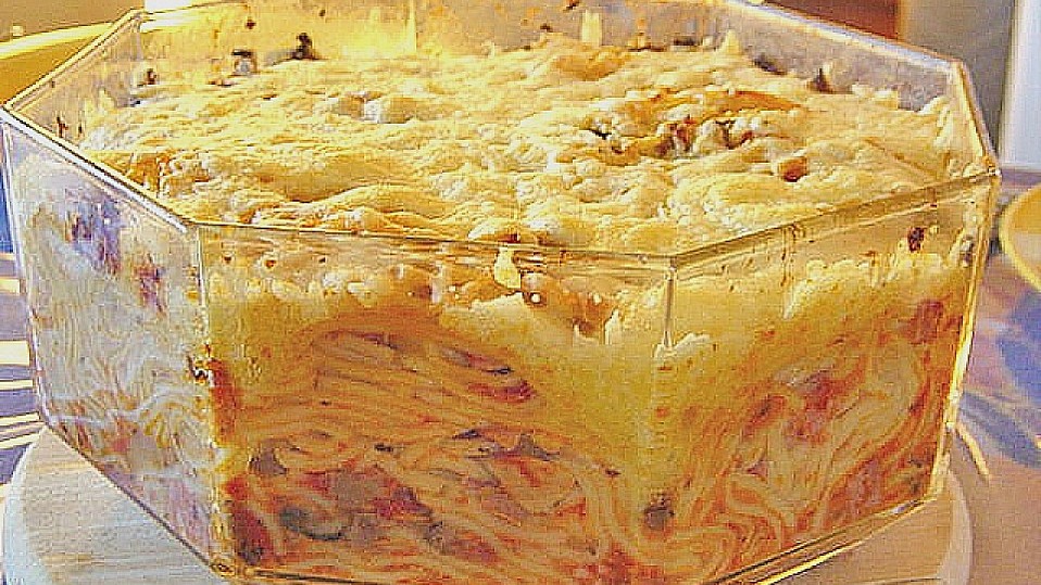 Spaghetti - überbacken von ulkig
