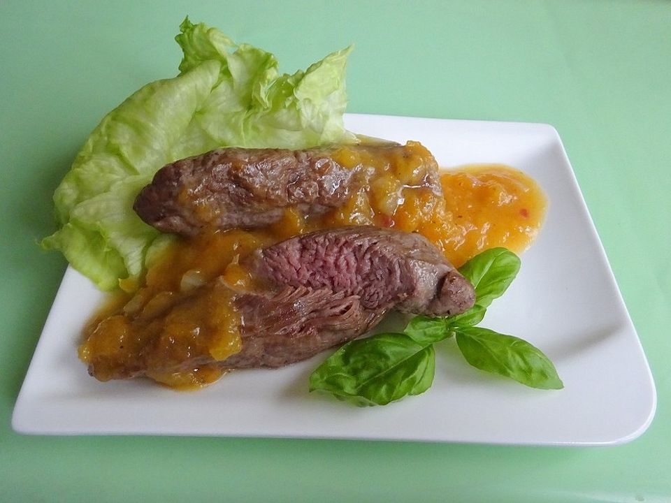 Lammfilet in Aprikosensauce von luremi| Chefkoch
