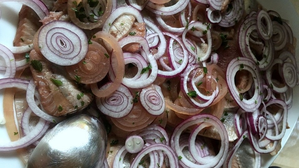 Matjes in Sherry - Rotwein - Marinade von schnappipapi