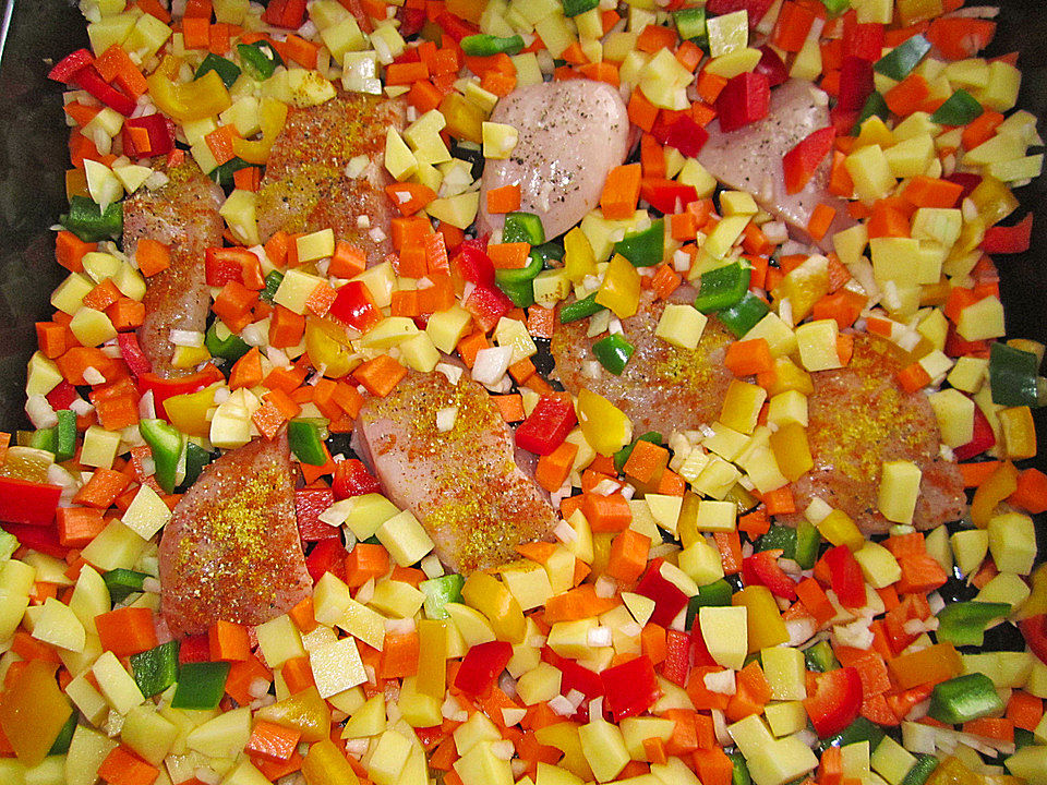 Hähnchenpfanne, würzige von schuxn| Chefkoch