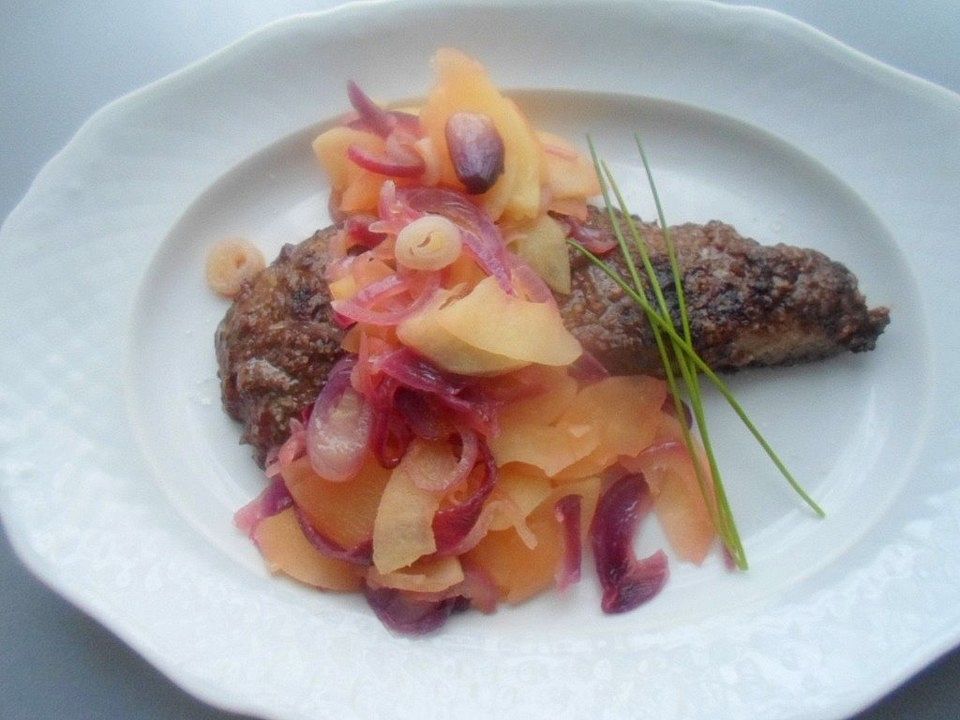 Rinderleber mit Ananas von blondit| Chefkoch