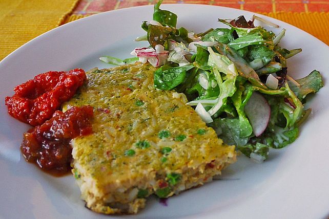 Reis-Erbsen-Frittata von Baumfrau| Chefkoch