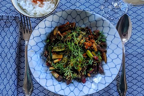 Rinderstreifen in Teriyaki-Sauce von MoniRigatoni| Chefkoch
