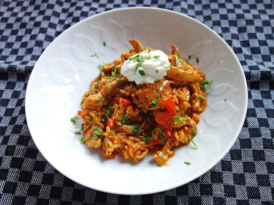 Saftige Gyros-Reis-Pfanne von simon9402| Chefkoch