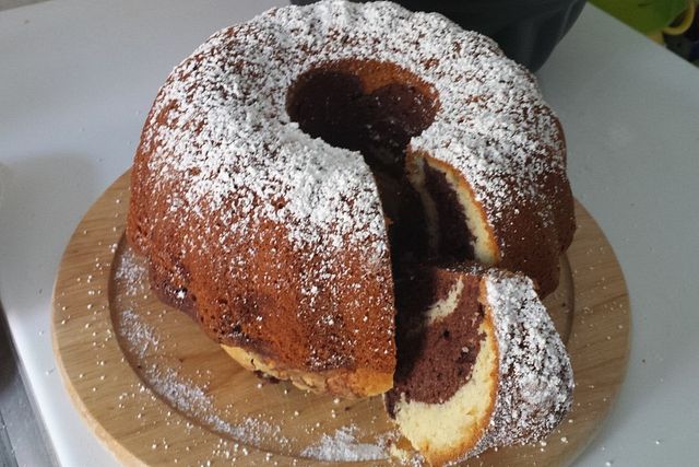 Postmarmorkuchen Mit Sahne Statt Butter