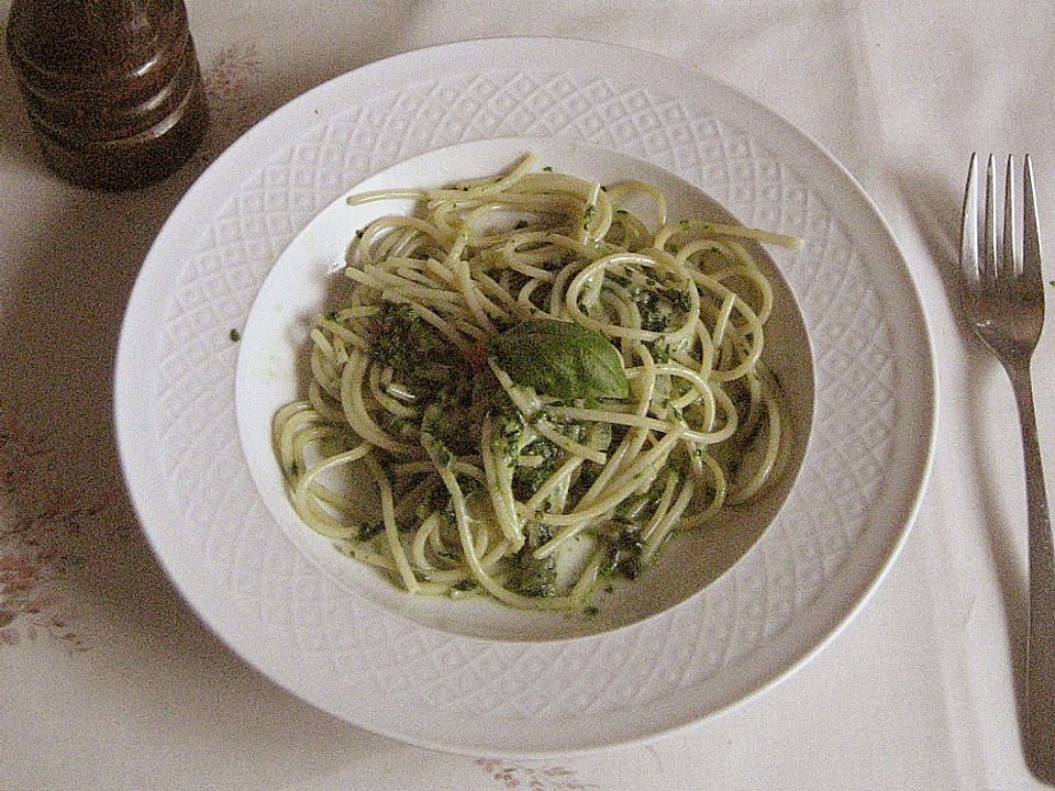 Spaghetti mit Spinat von romeo02silke| Chefkoch