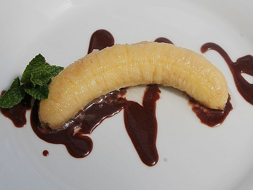Banane au Chocolat von Plancha| Chefkoch
