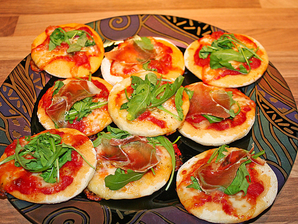 Pizzetti mit Rucola und Parmesan von feuervogel| Chefkoch