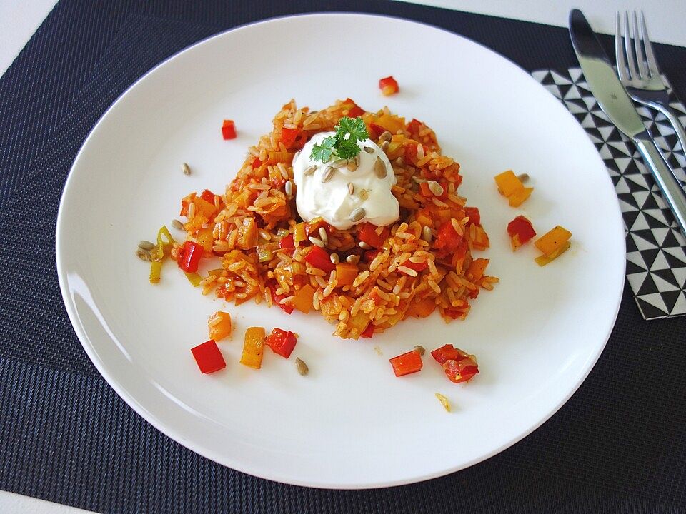 Paprika-Reis-Pfanne von everwonderwhy| Chefkoch