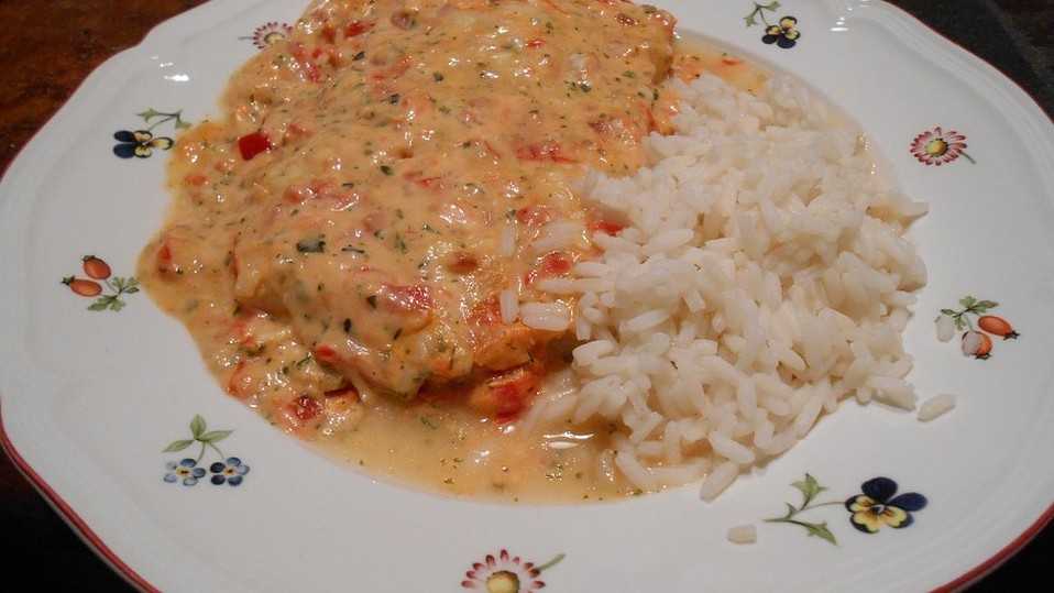 Fisch in Paprika-Sahne-Soße von frl_anja
