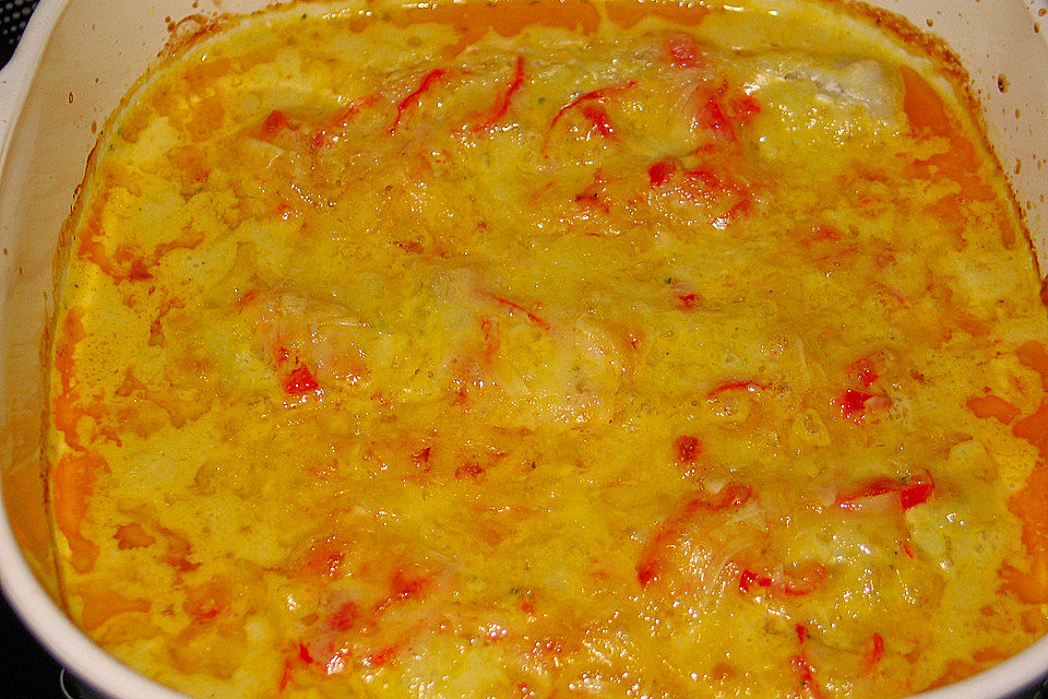 Fisch in Paprika-Sahne-Soße von frl_anja