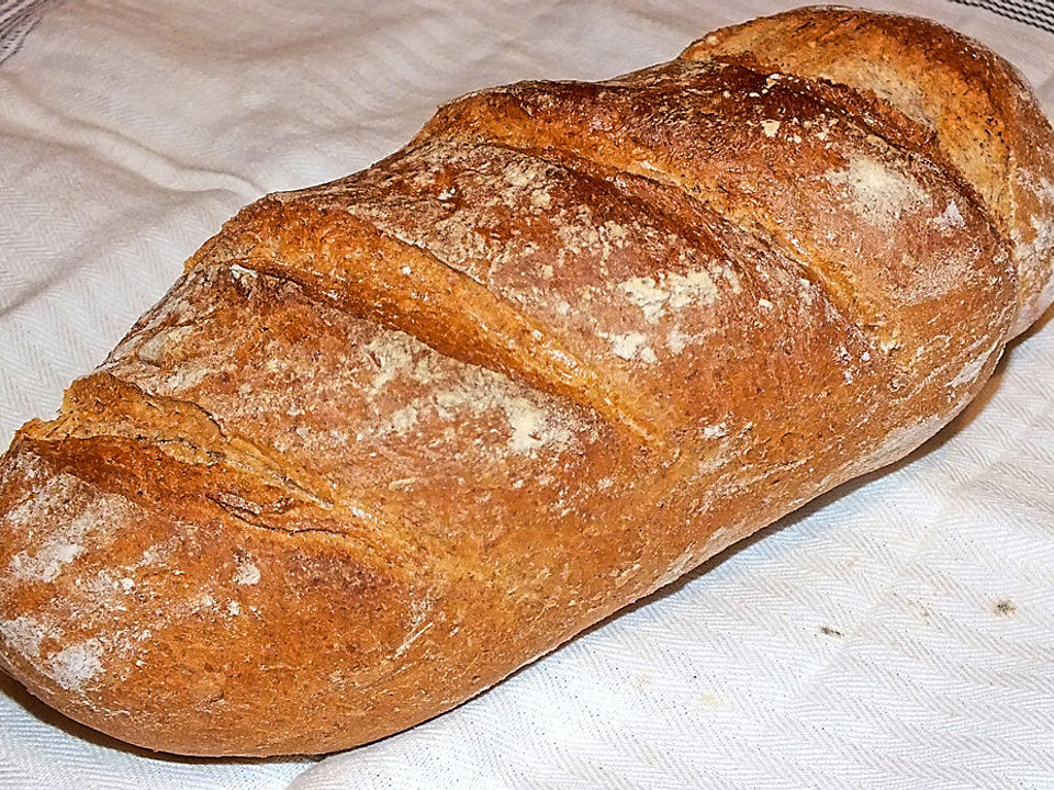 Dinkelbrot mit Vorteig, einfach zu machen von Bambee | Chefkoch