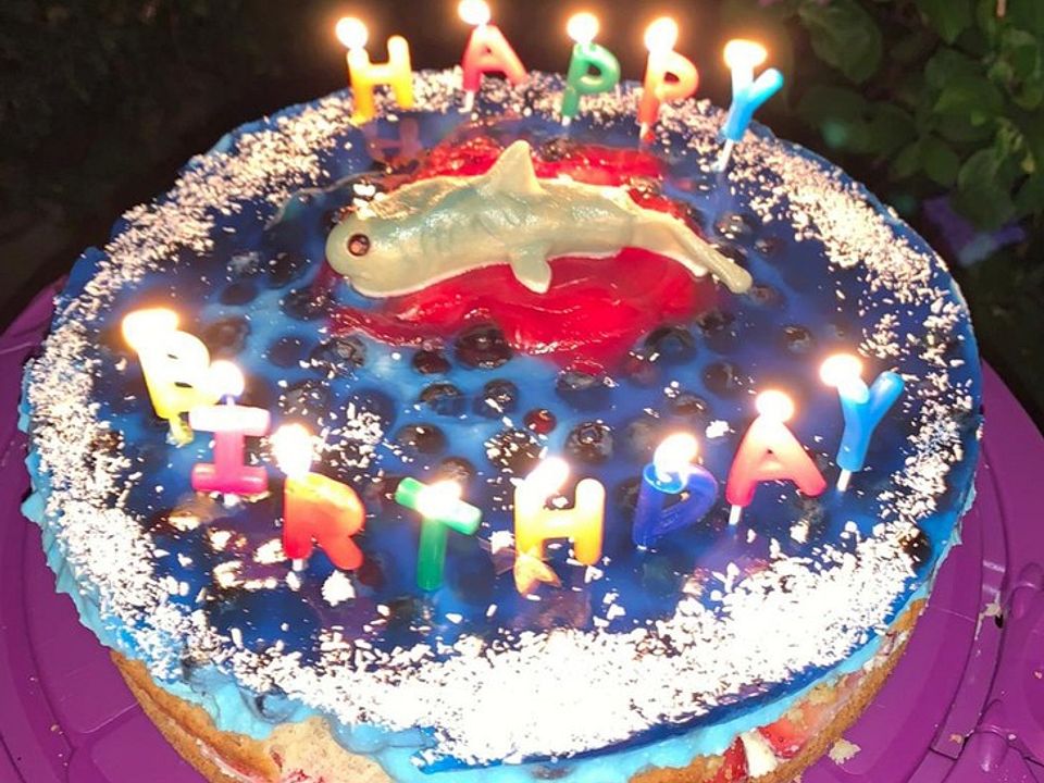 Hai-Torte von Haifischflossenalarm| Chefkoch