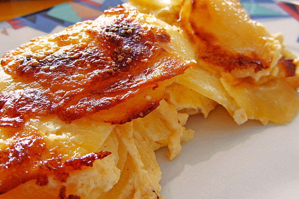 Stilvolle Kartoffelgratin Ohne Kase Fotos