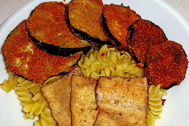 Panierte Aubergine *vegan* von Lulubolimex173| Chefkoch
