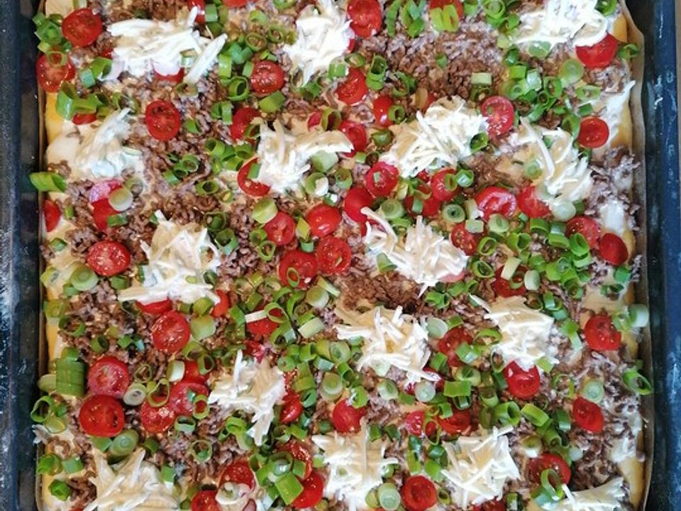 Hackfleisch-Pizza von Sola30| Chefkoch