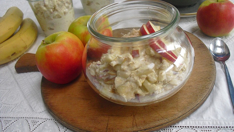 Banane-Apfel-Overnight-Oats von Eselchen87