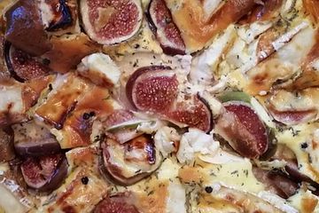 Ziegenkäse-Feigen Tarte mit Serranoschinken und Thymian von badegast1 ...