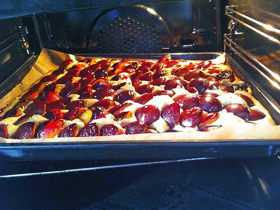 Zwetschgenkuchen mit Rührteig von wuestenstern| Chefkoch