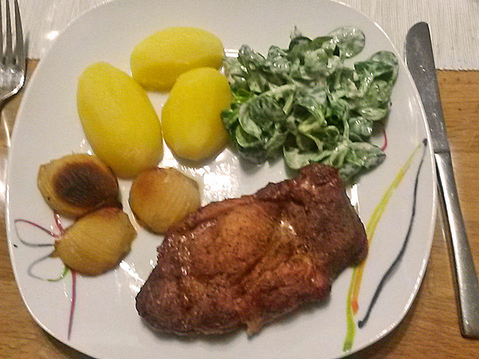 Naturschnitzel aus dem Backofen von xsnowdogxs | Chefkoch