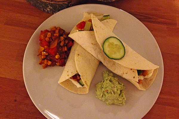 Vegetarische Wraps mit Avocado-Dip von PüppisBakery | Chefkoch