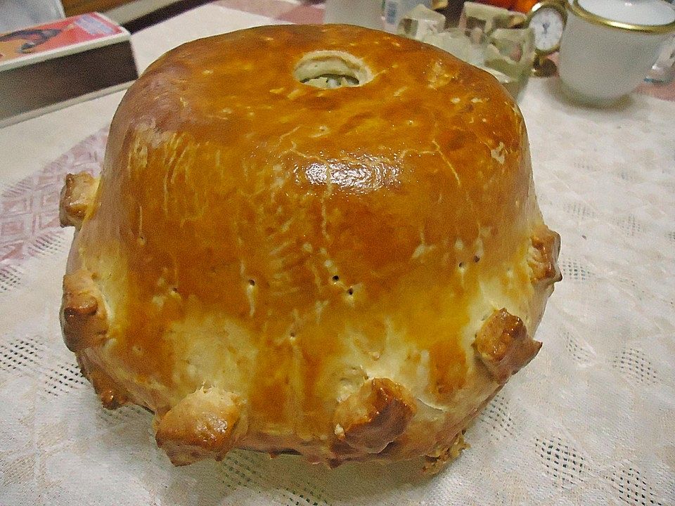 Kurnik - russische Schichtpirogge mit Hühnerfleisch von hefide| Chefkoch