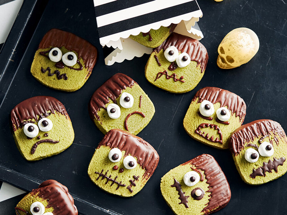 Frankenstein-Cookies von anpan| Chefkoch
