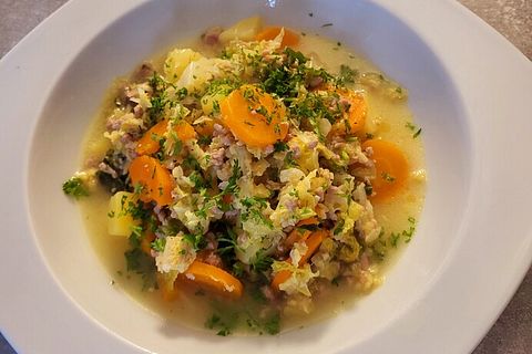 Wirsingeintopf mit Hackfleisch von Supermaus