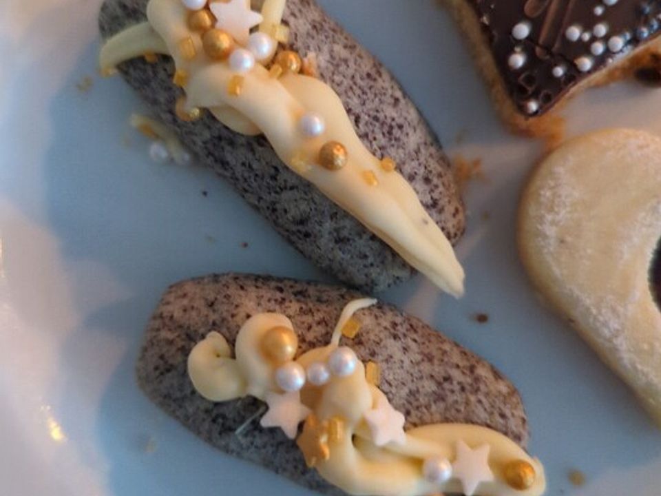 Mohnstangen mit weißer Kuvertüre von starglance| Chefkoch