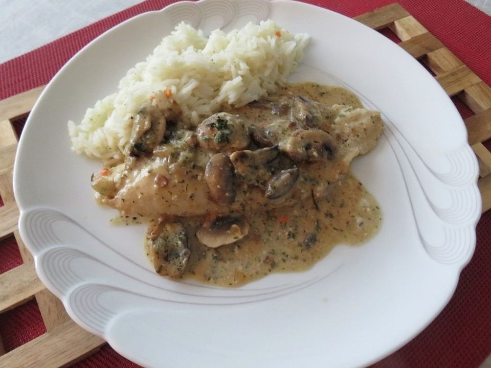 Rotbarsch mit Champignons und Kräutern à la Gabi von gabriele9272| Chefkoch