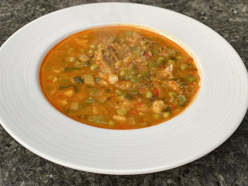 Fischsuppe mit Gemüse von Geflügelfreundin| Chefkoch
