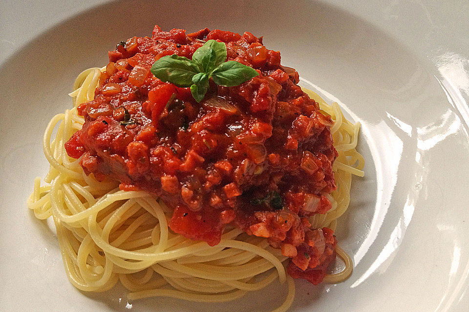 Tomatensosse Mit Speck