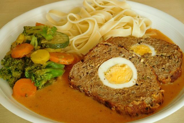 Saftiger Hackbraten mit Soße von citycat05| Chefkoch
