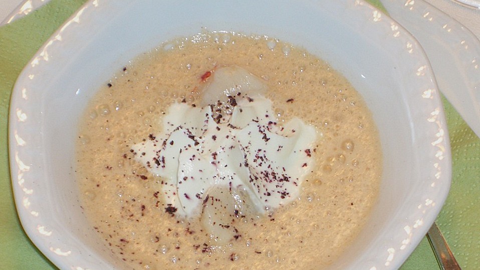 Flambierte Hummersuppe mit Pernod - Sahne von t_segler