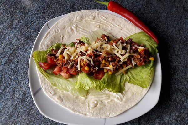Chili-con-Carne-Wraps von SarahEanna | Chefkoch