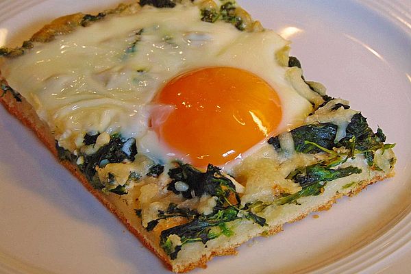 Spinat-Ei-Pizza von agnusdie | Chefkoch