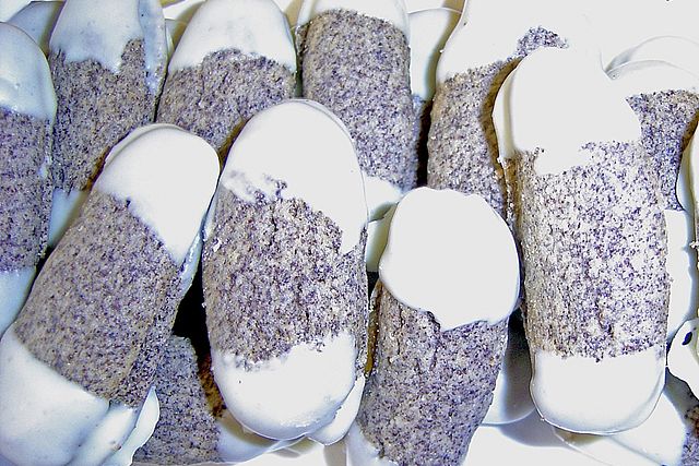 Mohnstangen mit weißer Schokolade von Lilliane