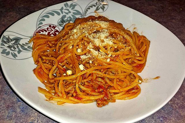 Scharfe Spaghetti von AntoniaL| Chefkoch