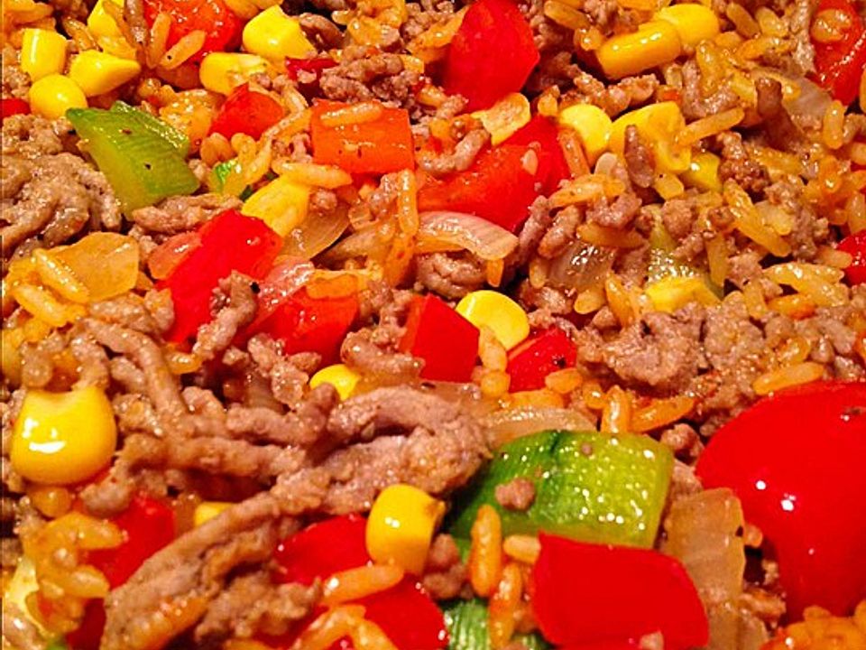 Schnelle Reispfanne von Little_Broccoli | Chefkoch