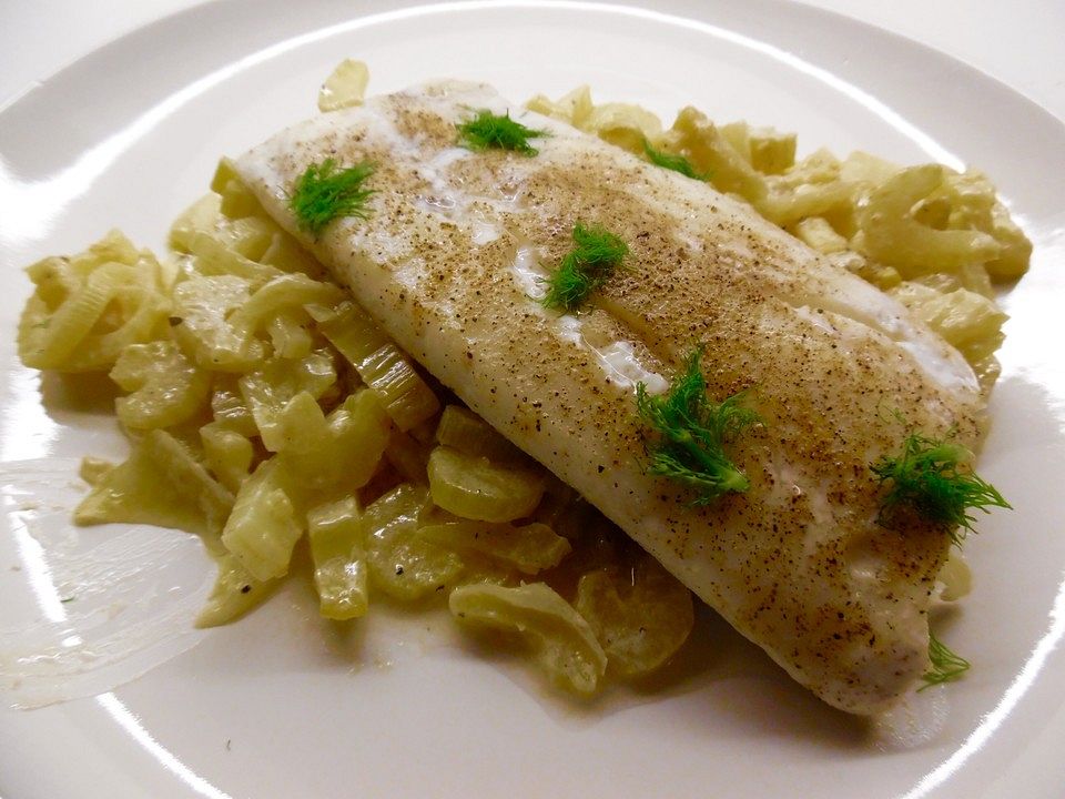 Schellfischfilet mit Fenchelgemüse von Pannepot| Chefkoch