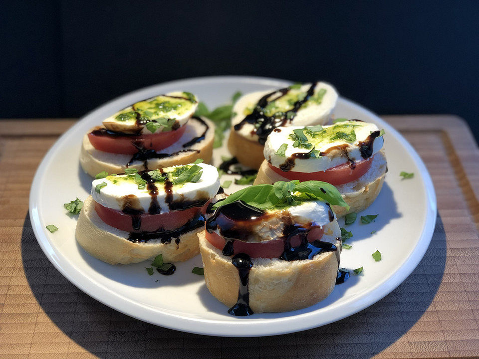 Tomate-Mozzarella Snack von OliKoch13| Chefkoch