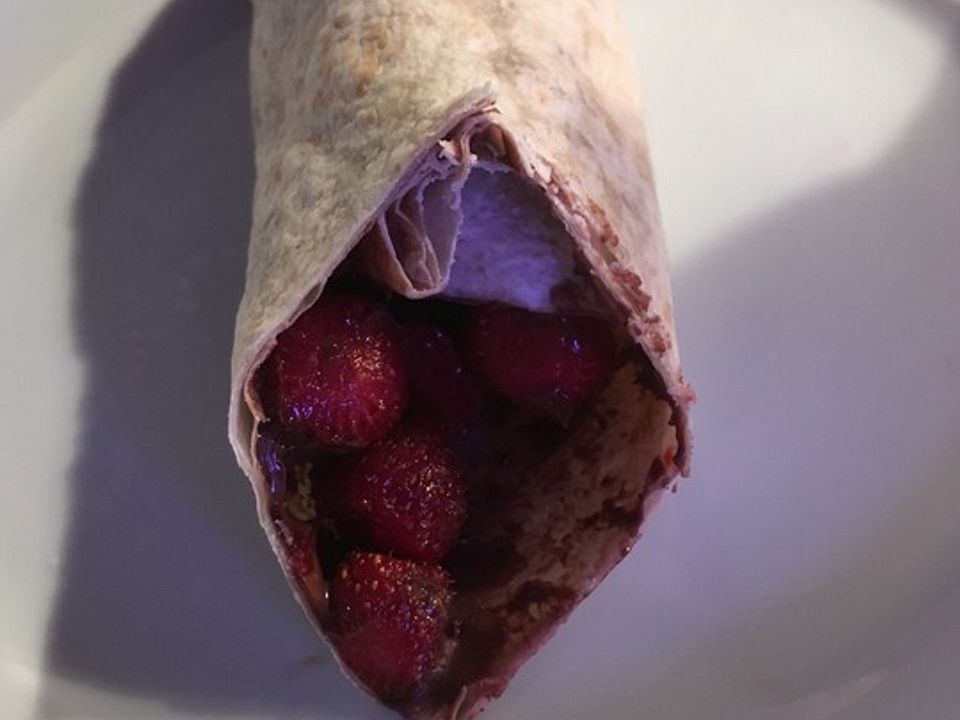 Tortilla Wrap mit Nutella-Erdbeer-Füllung von Haribö91| Chefkoch