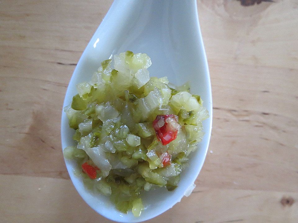 Gurkenrelish aus sauren Gurken von Omaskochen | Chefkoch
